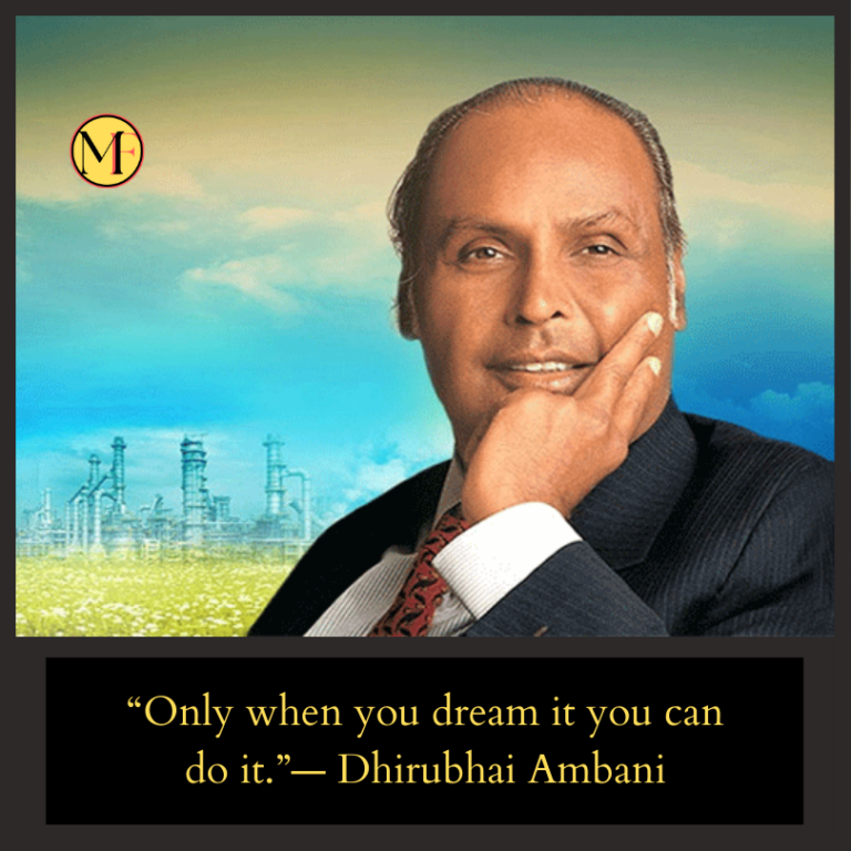 100+ Inspiring Quotes By Dhirubhai Ambani